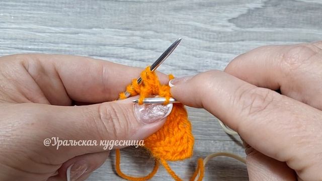 Зимняя косынка своими руками из пуха норки.