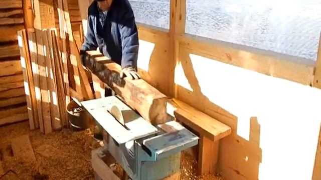 Беседка из столетнего сруба своими руками