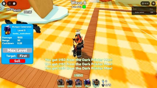 FARM TURKEY COINS IN TOILET TOWER DEFENCE (PART2) фарм ивент монет в туалет товер дефенс