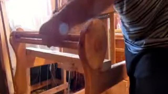 Намотка нитей на вал моего станка