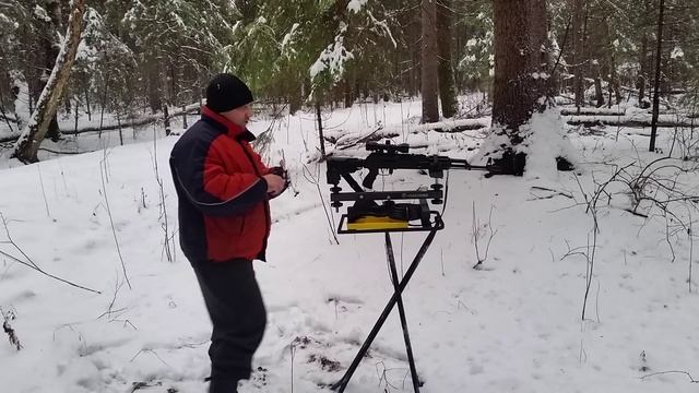 ВПО-136 пристрелка со станка