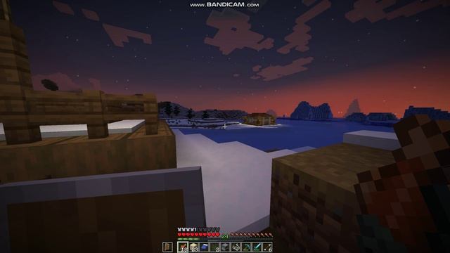 Minecraft - стекло на крыше.