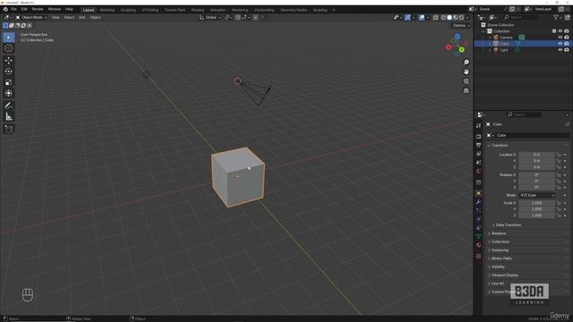 1 - Getting Started with Blender  - 4 -Shading Modes and Collections