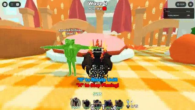 FARM TURKEY COINS IN TOILET TOWER DEFENCE (PART3) фарм ивентовых монет в туалет товер дефенс