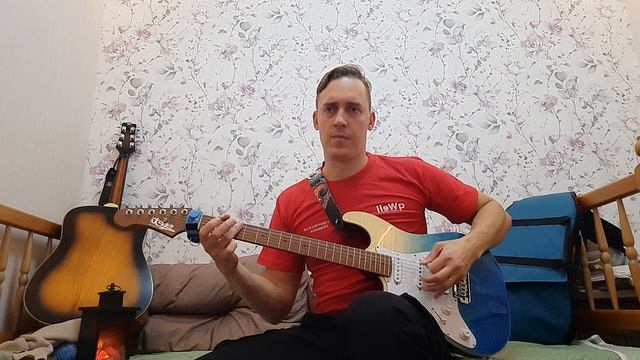 Учусь играть на электрогитаре Judas Priest - Breaking The Law