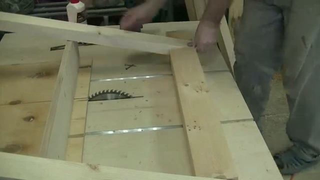 Пильные козлы (sawhorse) design by Matthias Wandel