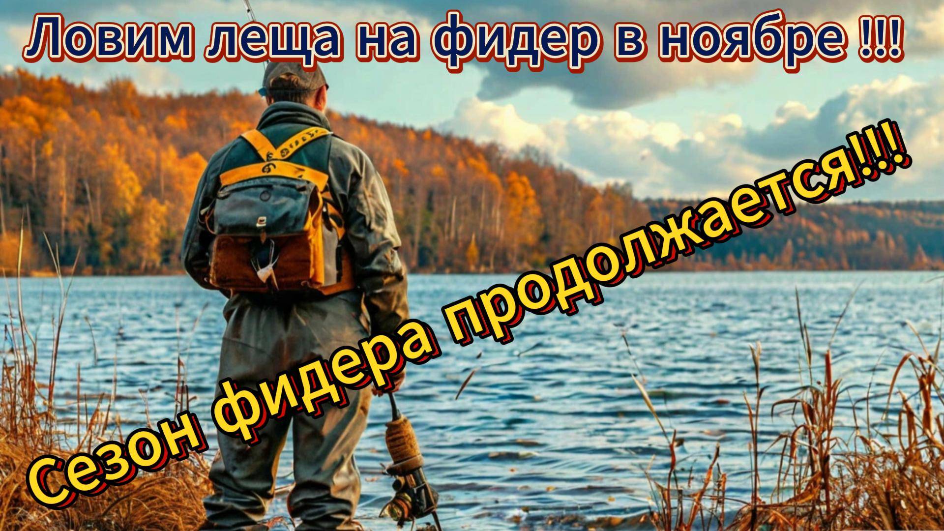 Ловля осенью леща на фидер в ноябре 2024