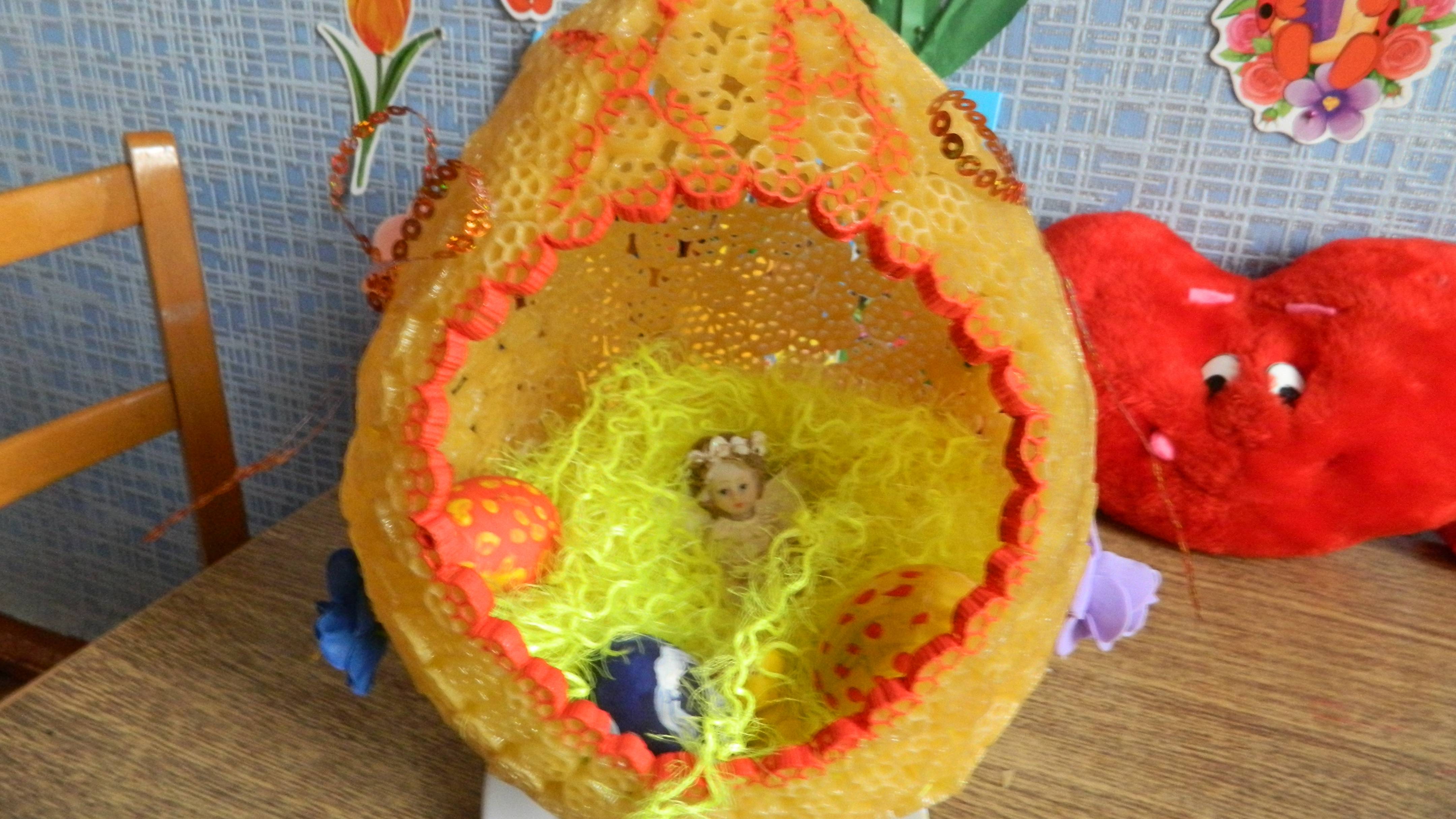 Пасхальное яичко. Занятия в детском саду.