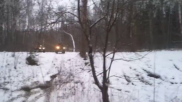 Зимние покатушки.