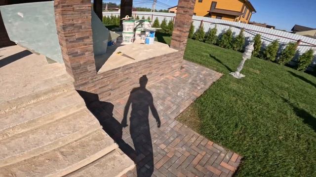 Укладка тротуарной плитки Steingot Паркет от компании Profstein✅