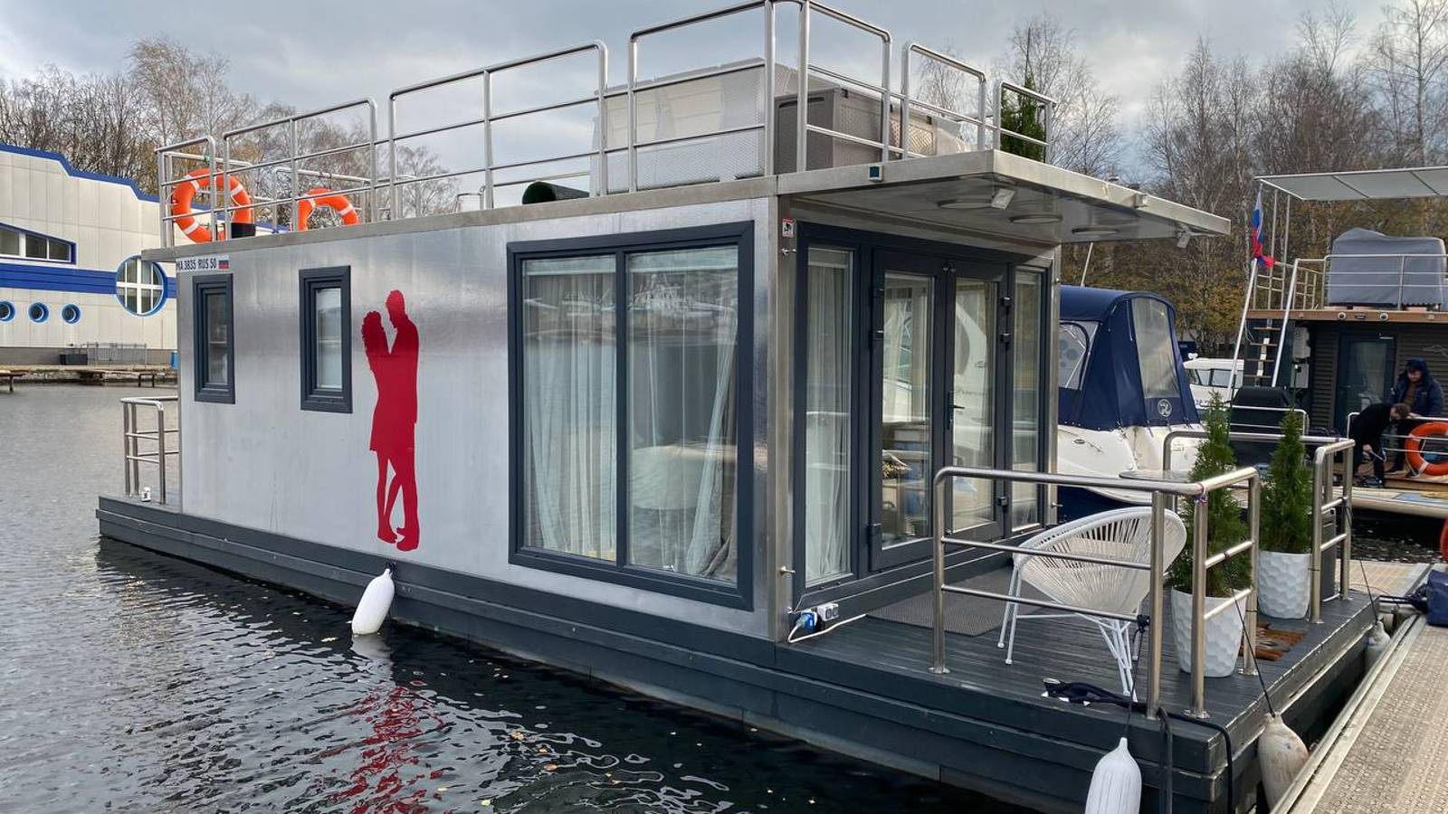 Хаусбот DACHA | ПЛАВДача | Дом на Воде | Плавдачный вайб | Яхт клуб Маяк