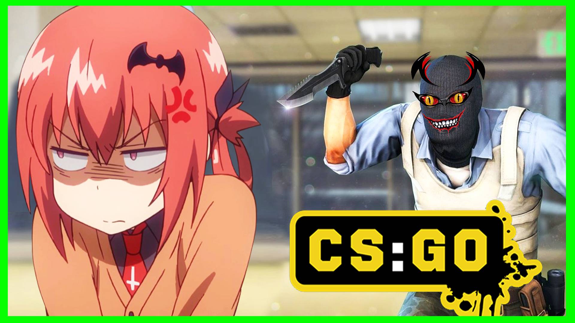 {CS:GO} Наказал дерзкую девушку на сервере кс:го!!! Поножовщина в игре!!! [Псих на сервере #74]