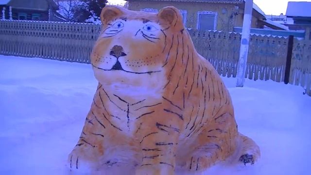 Покраска тигра сделанного своими руками