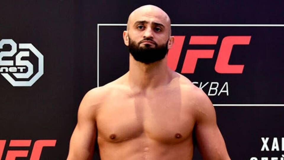 Адам Яндиев покидает зал после удушения #юфс #ufc #ufcmoscow