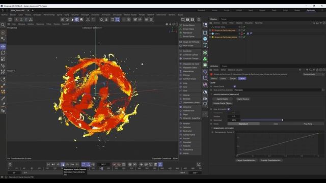 16. Cacheo de partículas y sus parámetros
