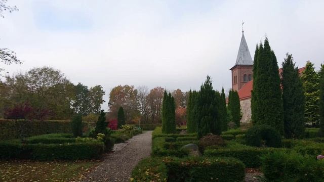 Церковь Триге, Орхус, Дания. 24 октября 2024