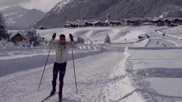 Коньковый ход:  Одновременный двухшажный – конек через шаг 2-1