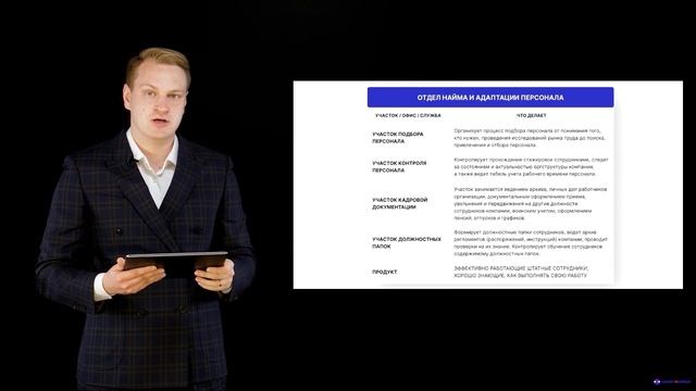 Модуль № 1/ Раздел № 2/ Урок 2. Структура HR-департамента