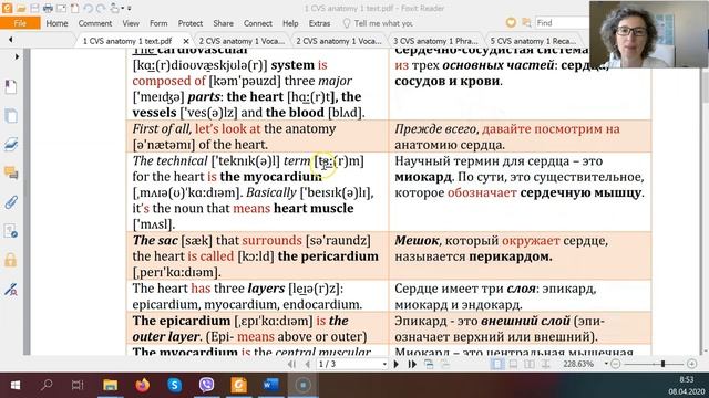 КАРДИОЛОГИЯ. Пример урока #1. Медицинский Английский с Татьяной Глушковой