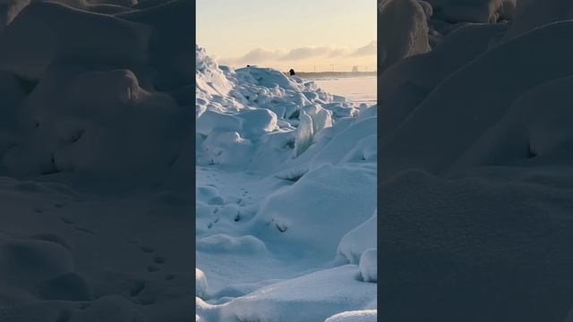 Торосы на Финском заливе