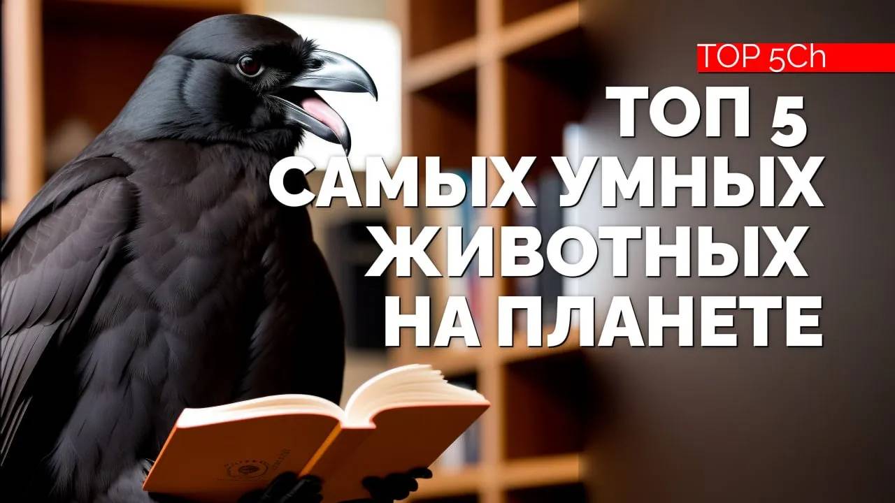 ТОП 5 самых умных животных на планете.