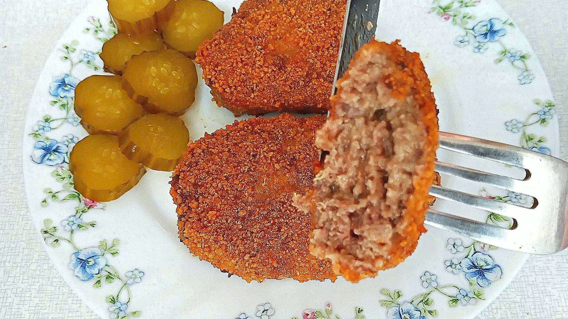 Котлеты из говядины в хрустящей панировке Сочно Вкусно Это просто приготовить