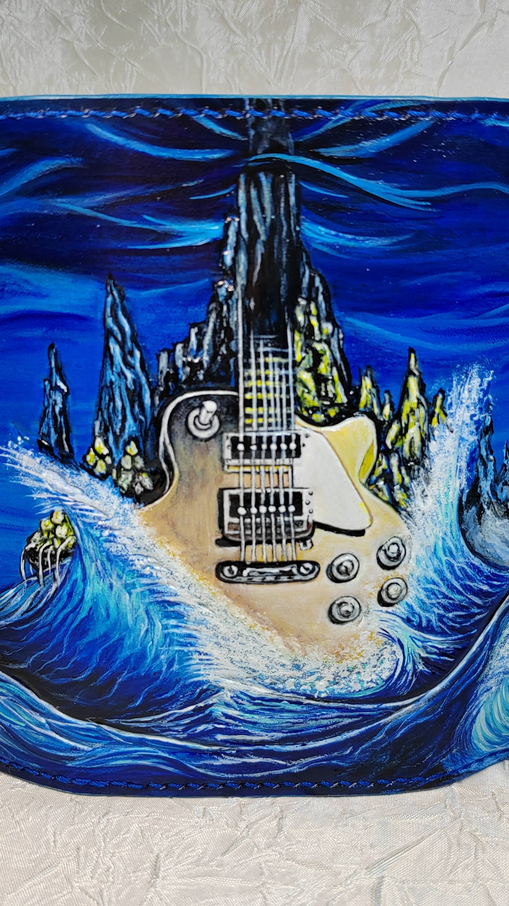 Ключница для девушки. Изделия из кожи. СКСтиль. Видео обзор: Мелодия бушующего океана.