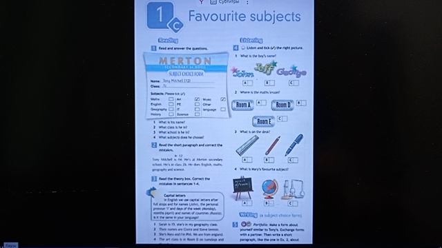 5 класс Английский в фокусе стр. 30 
Обучение аудированию Spotlight 5