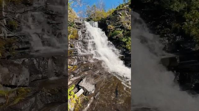 Север-2023. п-ов Средний, безымянный водопад