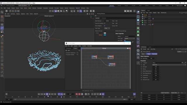 4. Explorando el Objeto Matrix - El Objeto Matrix and Thinking Particles