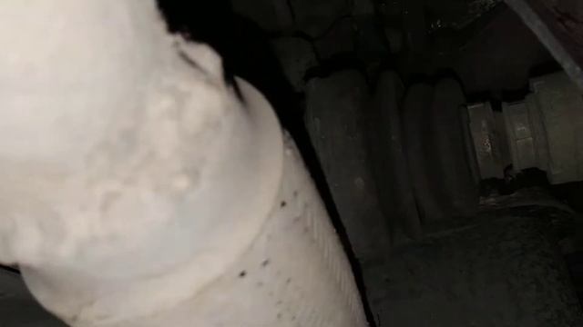 Опять поддоном приложился на Nissan Wingroad