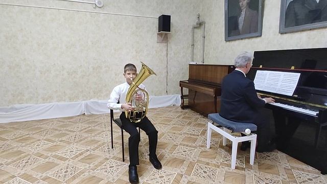 П.И. Чайковский - Ариозо воина из кантаты «Москва», Калинин Иван 11 лет