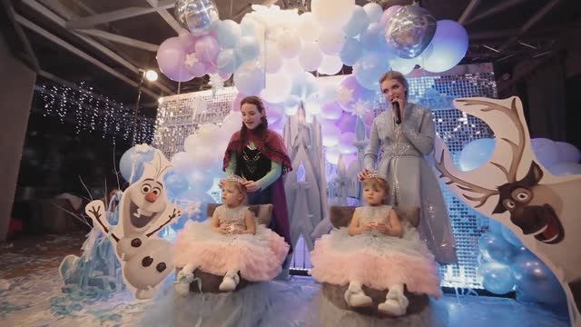 День Рождения с Эльзой и Анной Холодное сердце