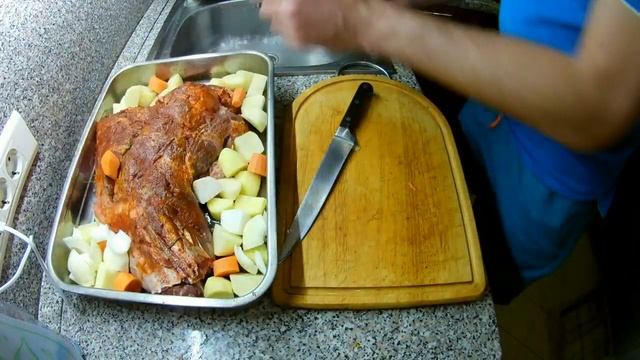 ЗАПЕЧЕННАЯ НОГА КАБАНА в духовке, СУПЕР РЕЦЕПТ