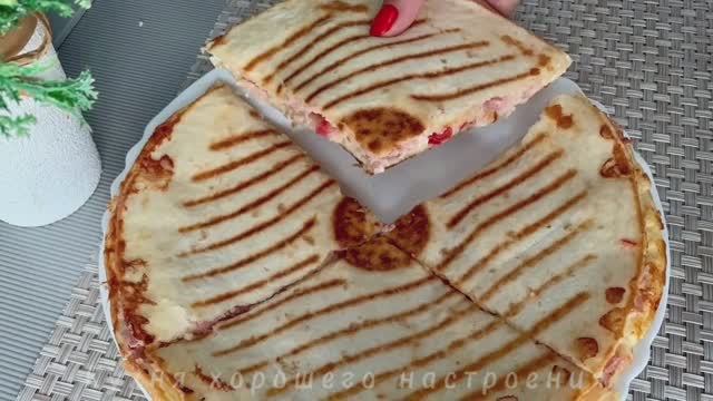 Пицца из Тортильи / Рецепты  из Тортильи