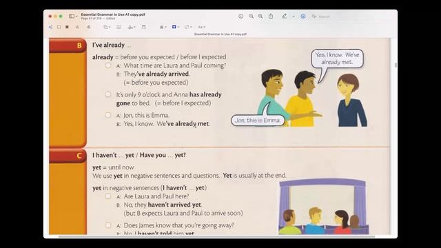 16. Present Perfect 2 (just, already, yet)