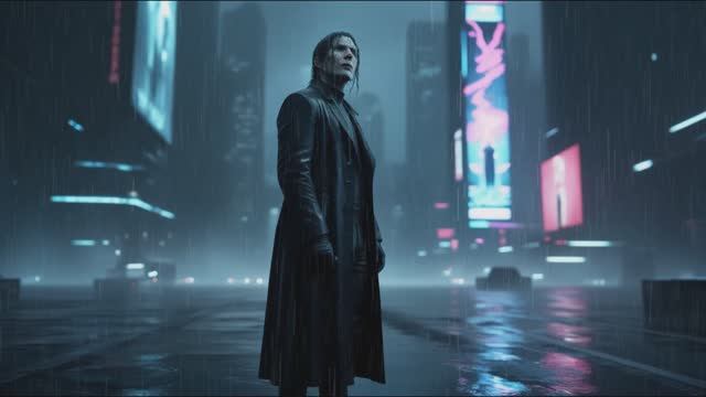 Музыка по мотиву фильма Бегущий по лезвию - Эмбиент киберпанк музыка. Blade Runner - Ambient.