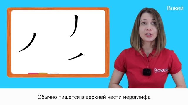 Черты китайских иероглифов Урок 1