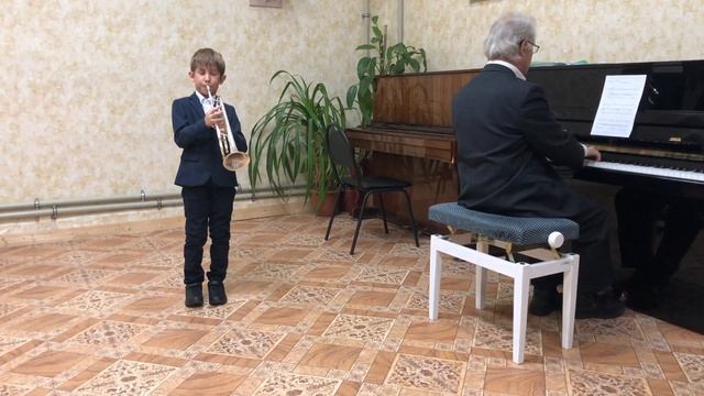 Ю. Щуровский - Весёлая игра, Скакун Илья 8 лет (труба)