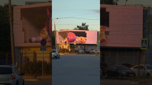 Новый 3D-медиафасад в Нижнем Новгороде