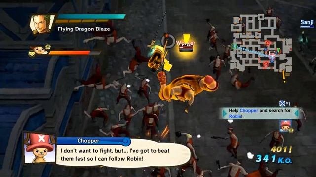 №11 Прохождение игры One Piece: Pirate Warriors 3 (Глава III) - Город Ватер7!!!