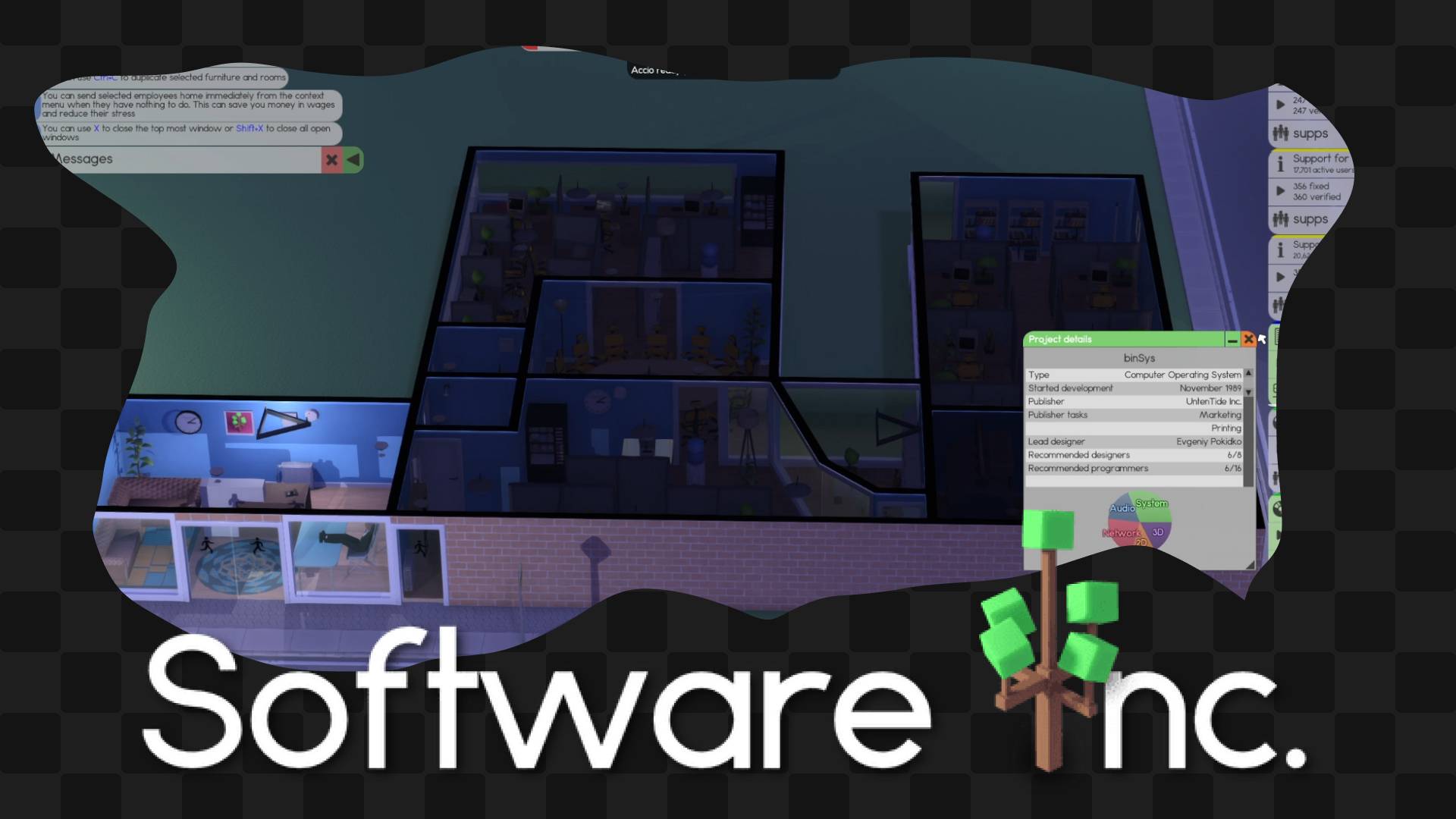 Software Inc / История о великих офисных корзинах, или как начать свой стартап в гараже ч. 2