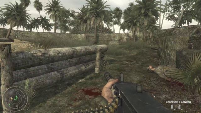 Прохождение Игры Call Of Duty - World At War (Часть 8) - Разнос Дворца!!!