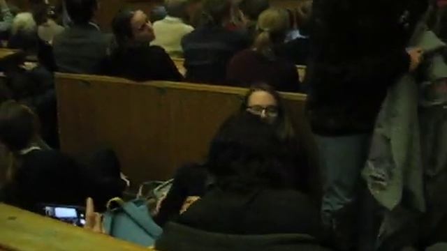 Перед лекцией академика А.А. Зализняка Октябрь 2017 г. ГЗ МГУ