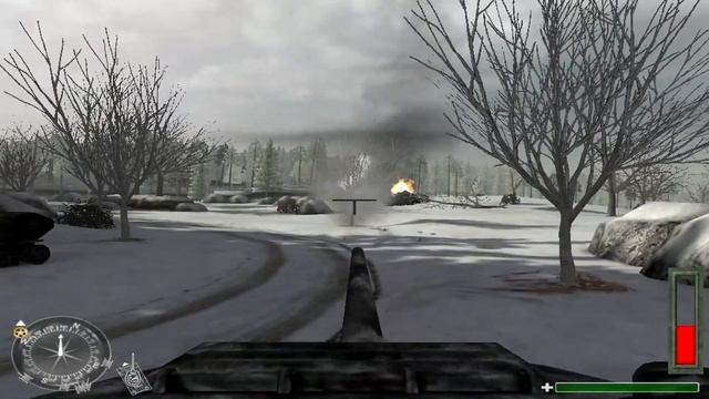 Прохождение Игры Call of Duty Часть 10 - Депо и Поездка на ТАНКЕ!!!