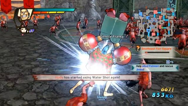 №20 Прохождение игры One Piece: Pirate Warriors 3 (Финальная Глава) - Город РыбоЛюдей!!!