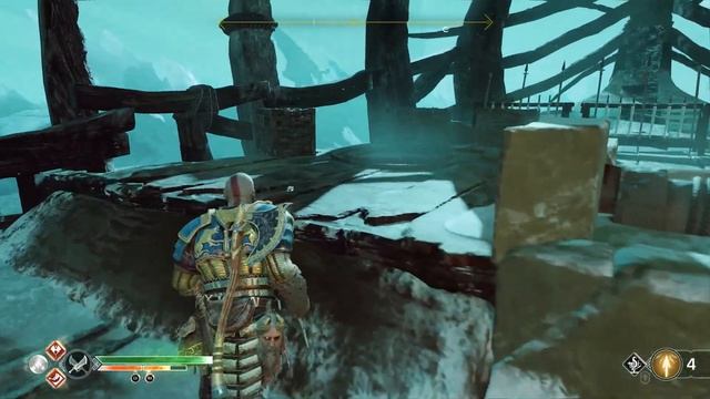 +18 Прохождение игры God of War 4 (Часть 35) - БОЛЬшой летающий Фонарик!!!