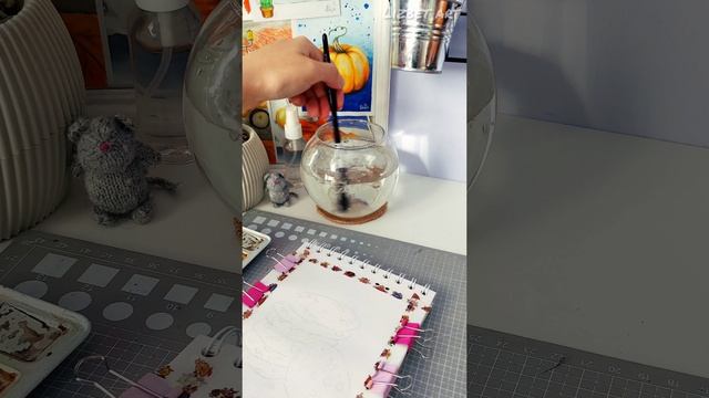 Рисую почти уже новогоднее печенье🍪 #tiktok #shorts #art #painting #watercolor #lizbet #asmr