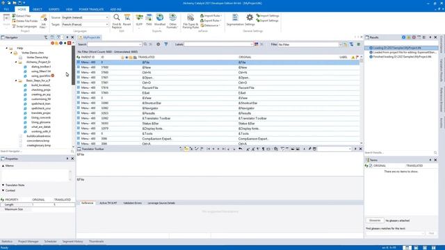 Окно навигатора и новые функции в Alchemy CATALYST 2021-2023