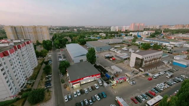 Рассвет в городе